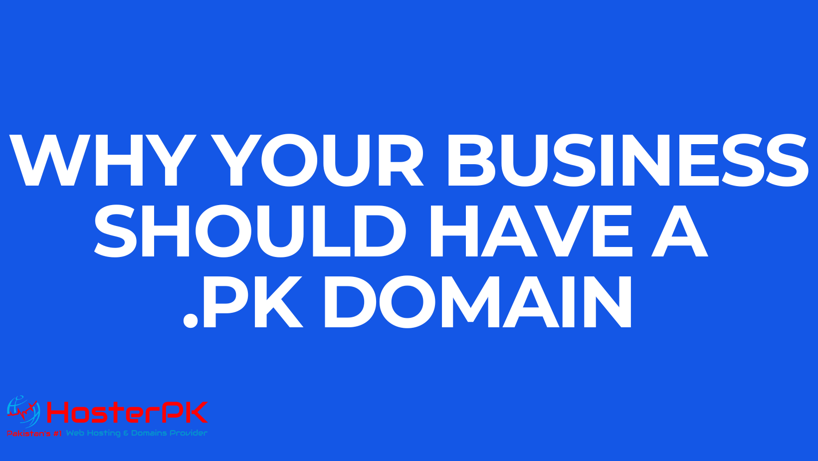 Why Your Business Should Have a .PK Domain - Hoster PK Blog
